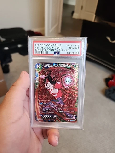 DRAGON BALL SUPER DBS SS4 Vegeta, Peak of Primitive Power PSA 10 EUR ...