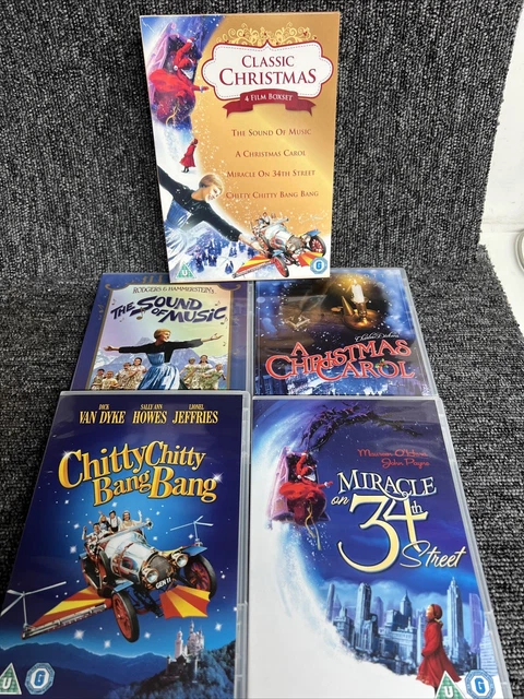 CLASSIC CHRISTMAS 4 Film Collection: The Sound of Music, A Christmas ...