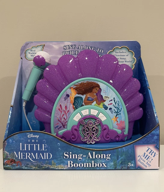 DISNEY LITTLE MERMAID Live Action Movie Sing-Along Boombox NEW 2023 $76 ...