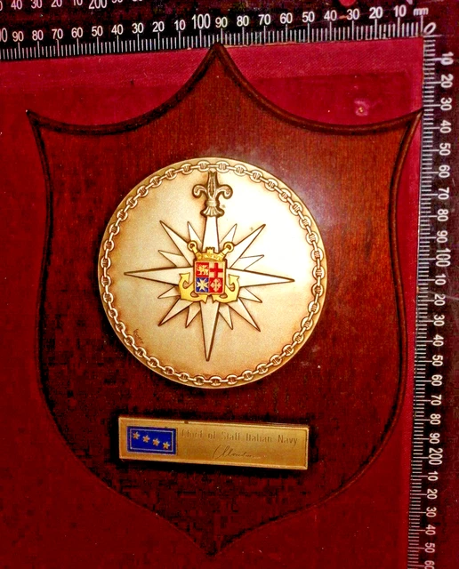 CREST MARINA MILITARE Comando Stato Maggiore Della Marina Con Dedica ...