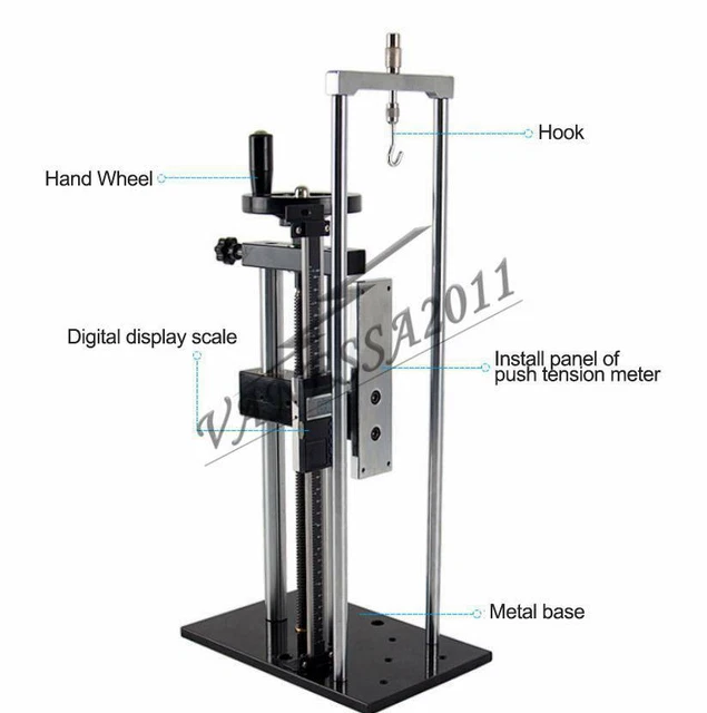 ALX-S MANUAL SPIRAL Test Stand Push Pull Force Gauge Test 500N Digital ...
