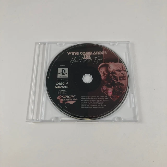 PS1 WING COMMANDER III 3 - Heart of the Tiger - Disc 4 PAL Bon état EUR ...