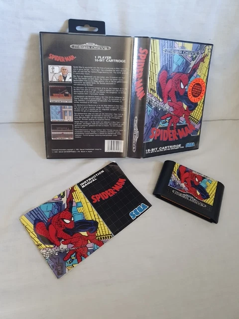 SPIDER-MAN SERIE MEGA Drive gioco PAL COMPLETO testato EUR 9,33 ...