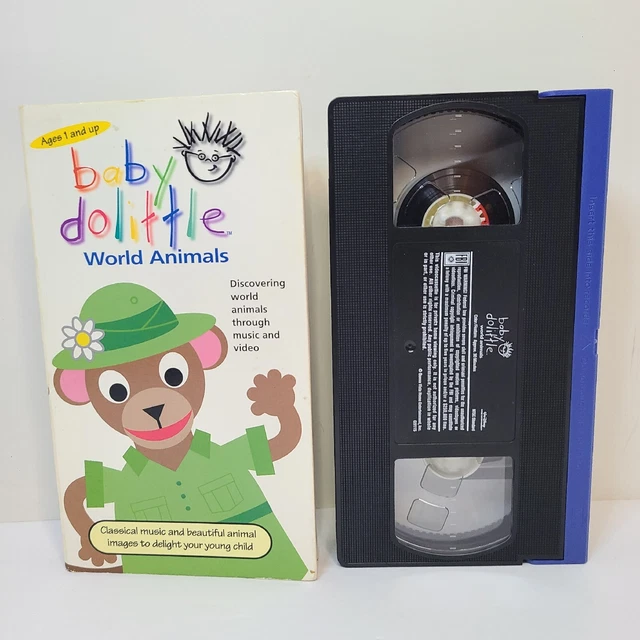BABY EINSTEIN BABY Dolittle VHS World Animals vintage EUR 11,38 ...