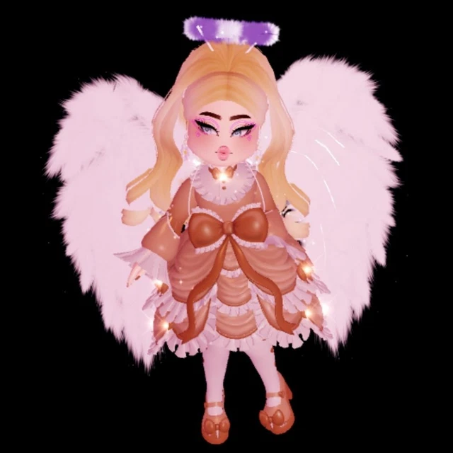 ROYALE HIGH ANGEL Halo and Angel Wings Set NEW Roblox £12.65 - PicClick UK