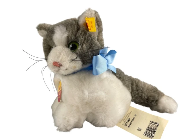 STEIFF ANIMAL CHAT 077364 snuffi 15 cm - excellent état EUR 22,20 ...