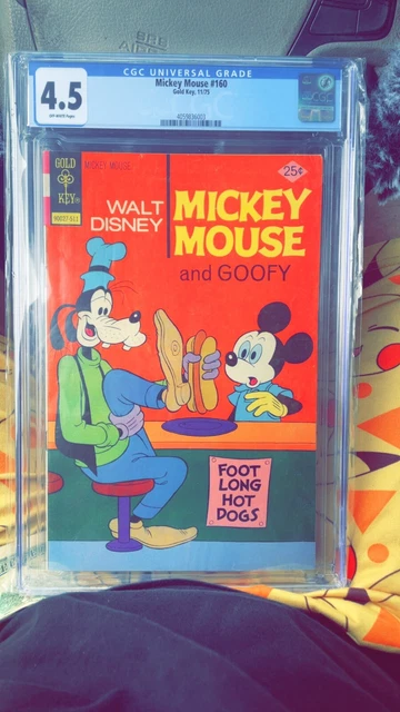 CGC 4.5 GOLD Key Comic: Walt Disney: Mickey Mouse and Goofy No. 160 ...