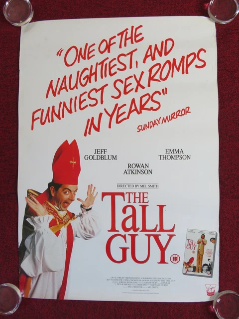 THE TALL GUY Vhs Video Poster Rolled Jeff Goldblum Emma Thompson 1989 £ ...