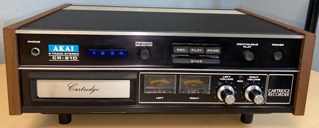 AKAI CR-81D 8TRACK 8-Track Cartridge Stereo Tape Recorder £166.48 ...