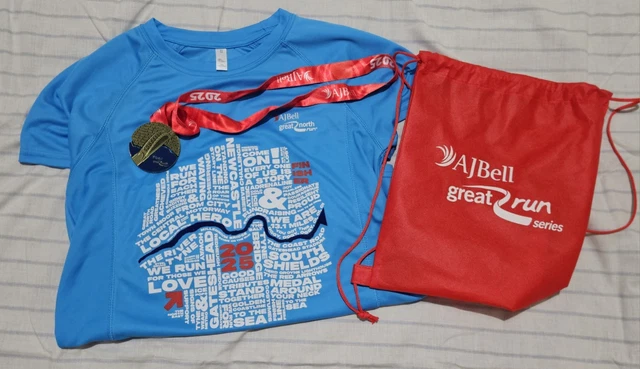 GREAT NORTH RUN 2025 Error Medal, Small Tshirt And Bag £516.68 ...