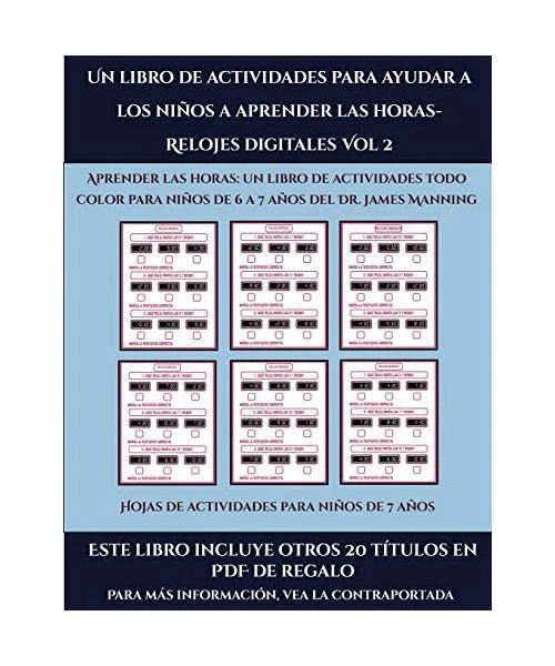 HOJAS DE ACTIVIDADES para niños de 7 años (Un libro de actividades para ayudar EUR 12,72 ...