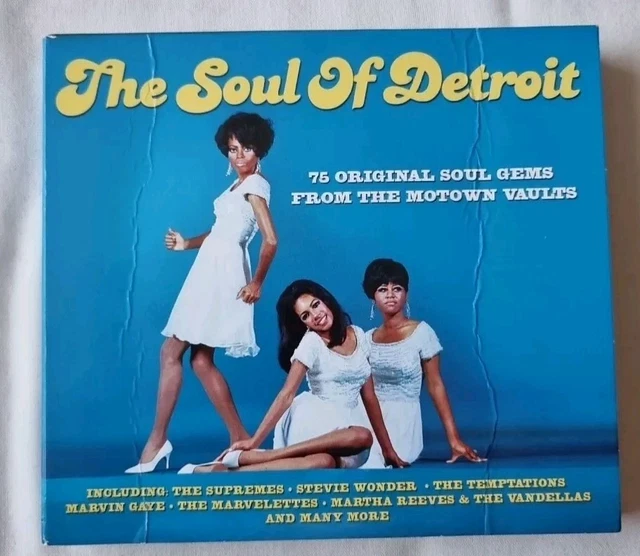 THE SOUL OF Detroit - 3 Cd Box Set - 75 Original Soul Gems From Motown ...