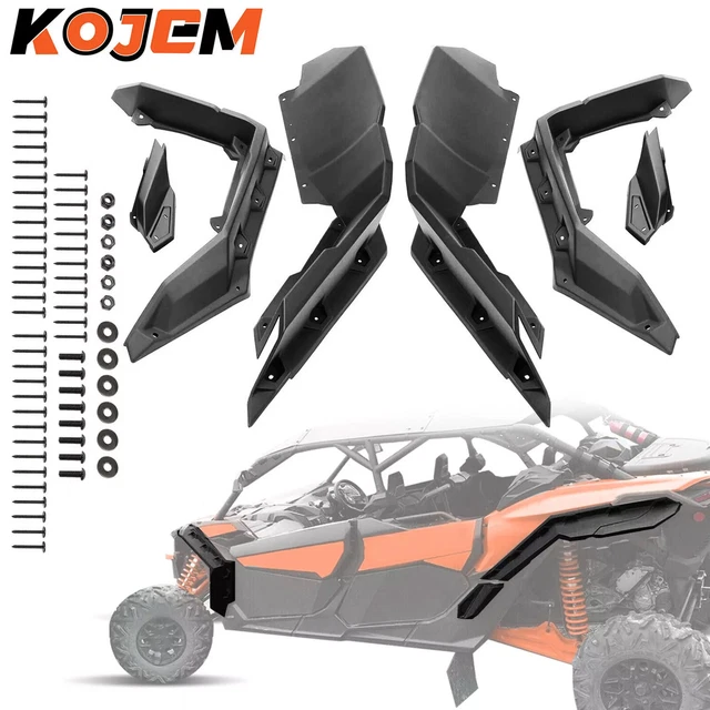 FOR CAN-AM MAVERICK X3 Turbo R 2017-2024 Extended Fender Flares ...