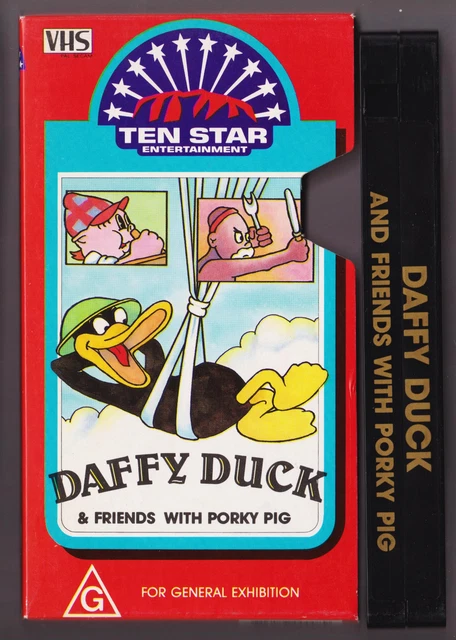 TEN STAR ENTERTAINMENT Daffy Duck & Friends With Porky Pig Vhs Vintage ...