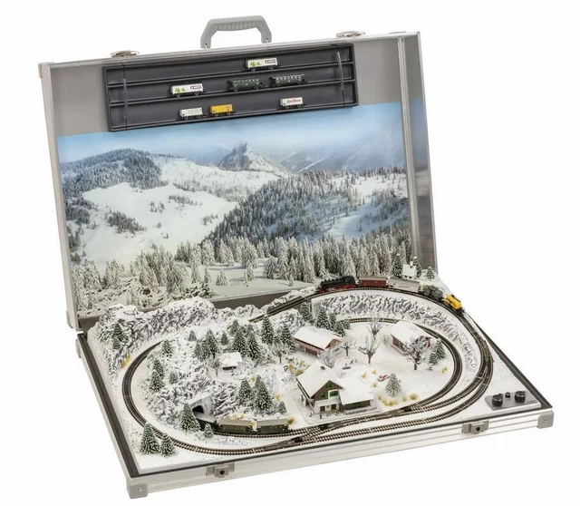 NOCH 88405 MODELLBAHNKOFFER Garmisch 1:160 Spur N Neu OVP EUR 1.638,89 ...