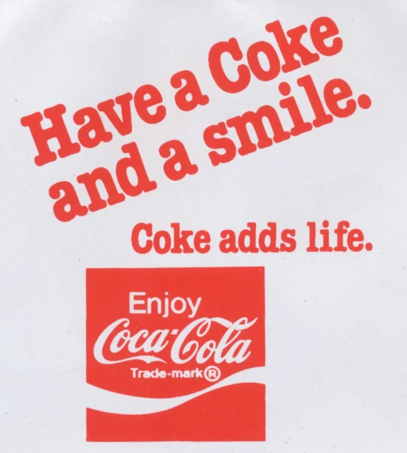 Coca Cola Have A Coke And A Smile FOR SALE! - PicClick UK
