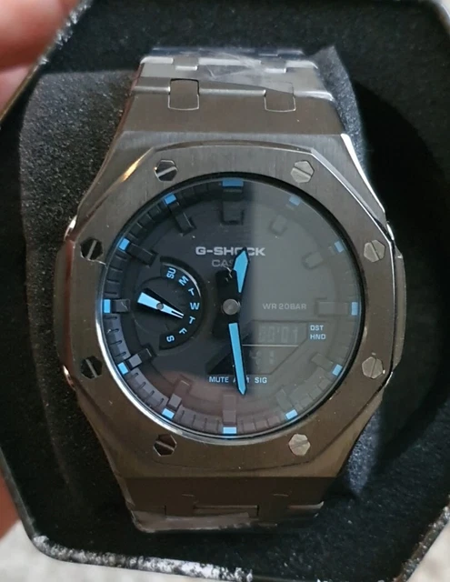 CASIO G-SHOCK CASIOAK AP Royal Oak Mod GA-2100-1A2 Black/Gunmetal Metal ...