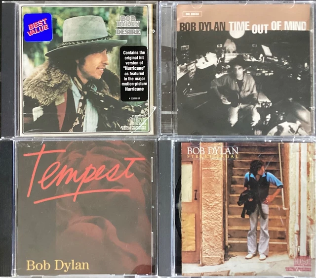 4X BOB DYLAN CD Bundle~Desire/Street Legal/Tempest/Time Out of Mind~All ...