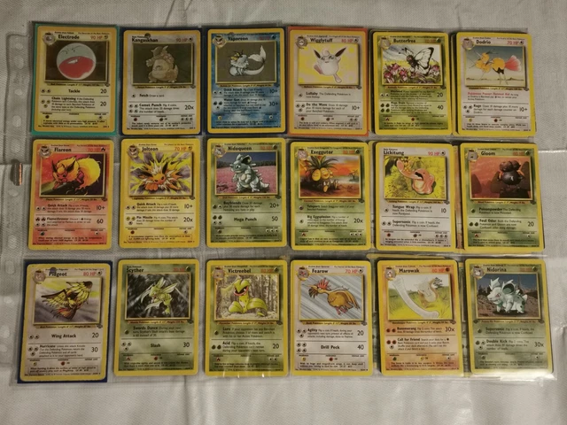 PART COMPLETE JUNGLE set 1999 WOTC Pokemon Cards Holo Rare & 1st Edition bundle EUR 65,60 ...