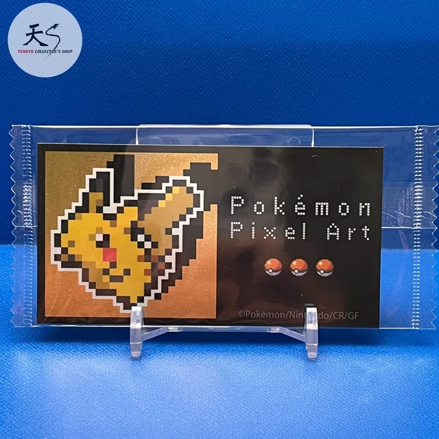 SEALED PIKACHU PIXEL Art Merry Promo Nintendo Japanese Pokemon Card F/S ...