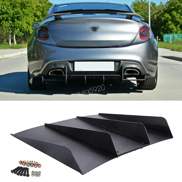 REAR DIFFUSER LOWER Bumper Splitter Chin For Hyundai Elantra Genesis ...