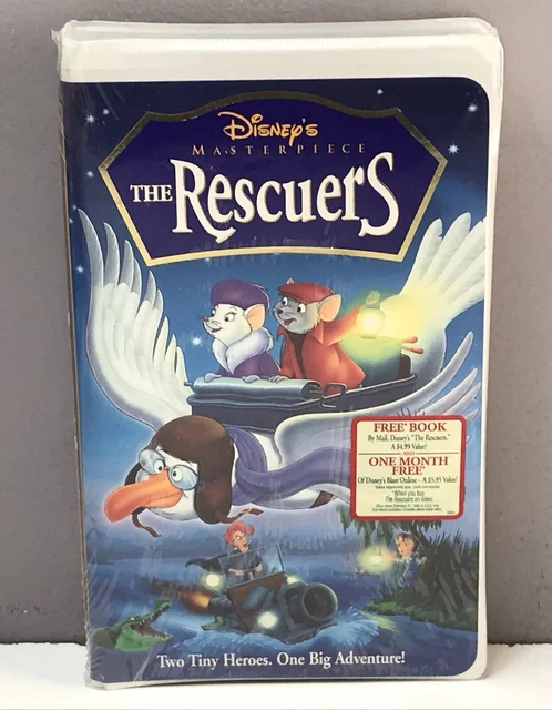 WALT DISNEY’S THE Rescuers Masterpiece VHS Video Tape FACTORY SEALED ...