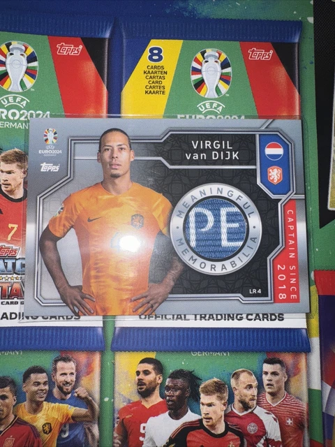 MATCH ATTAX EURO 2024 LEADER Relic Virgil Van Dijk Euros 24 Germany # ...