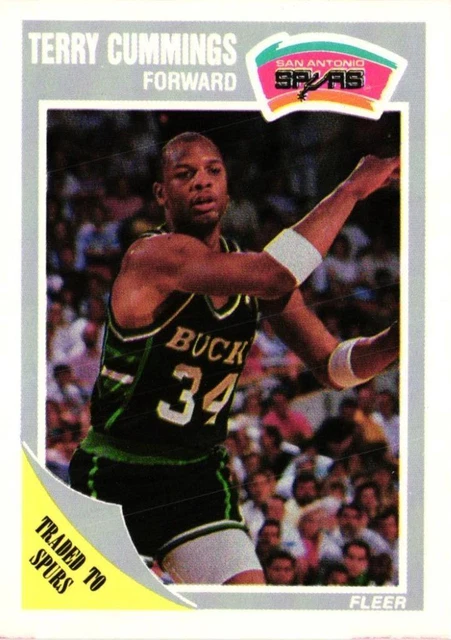 TERRY CUMMINGS 1989-90 Fleer Basketball #142 ACHETEZ 2 ARTICLES POUR 50 ...