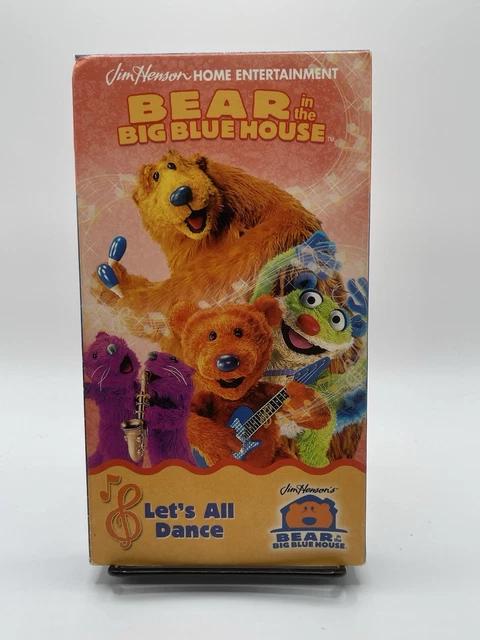 BEAR IN THE Big Blue House - Let’s All Dance (VHS, 2001) £8.88 - PicClick UK