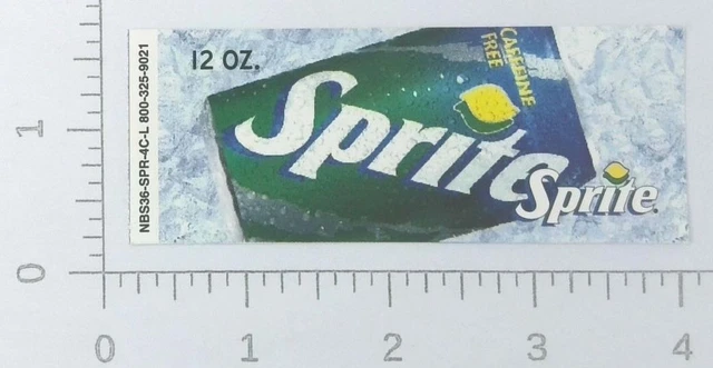 VINTAGE COCA-COLA SPRITE 12oz Can Vending Machine Flavor Strip NBS36 ...