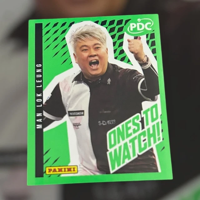 PANINI PDC WORLD Darts Championship 2025/26 Sticker No. 155 Man Lok ...