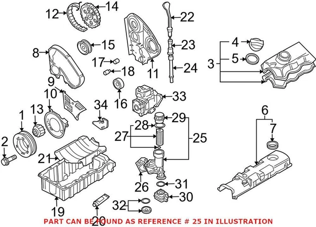 VÉRITABLE BOÎTIER FILTRE à huile moteur OEM pour Mini 11427562250 EUR ...