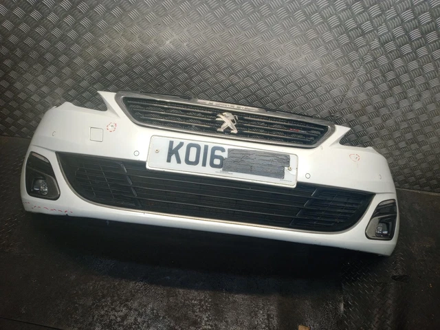 PEUGEOT 308 BUMPER Front White Kwe Gt Line 1610742480 Mk2 2013-2017 £ ...