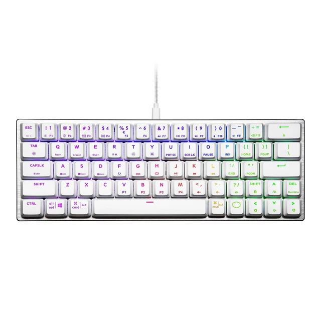 CLAVIER DE JEU mécanique profil bas mécanique Cooler Master SK620 60 ...