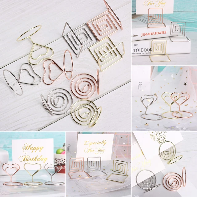 PHOTOS CLIPS MAP of Place Table Numbers Holder Staples Stand £2.41 ...