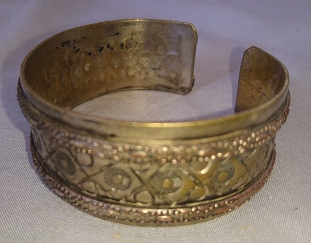 ANCIEN BEAU BIJOU BRACELET ART AFRICAIN SENEGAL 1950 en ARGENT ET ...