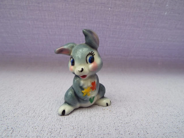 VINTAGE WADE 1950S Walt Disney Hatbox Series Bambi Thumper Bunny Rabbit ...