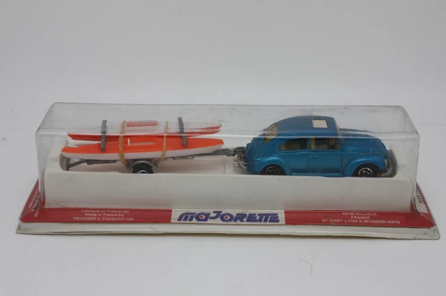 MAJORETTE SERIE 300 / VW Cox 1302 + Canoés Réf. 331 Sous Blister EUR 65 ...