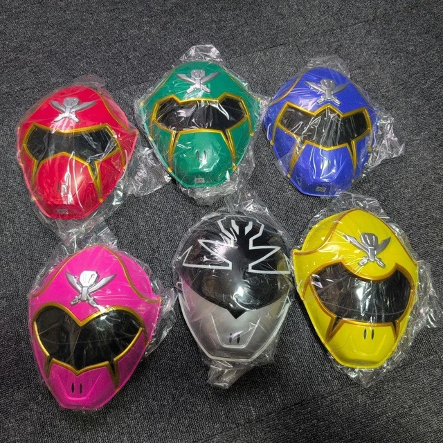 POWER RANGERS SUPER Megaforce Gokaiger Omen Face Mask 6p set Japón Como ...