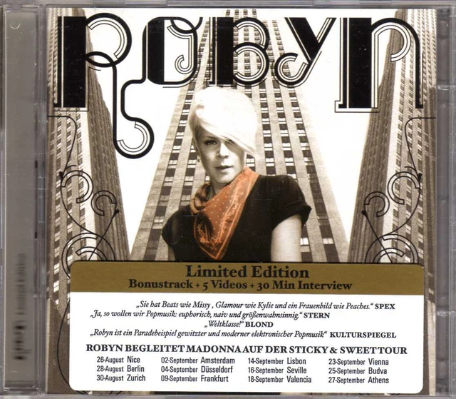 ROBYN - ROBYN (Limited Edition CD + DVD) - 2008 - Pop Electronic Sweden ...