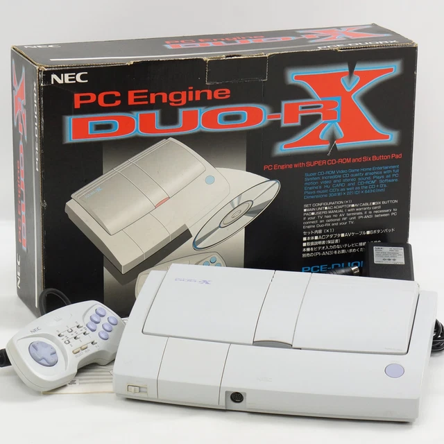 PC ENGINE DUO-RX Console Boxed Tested System 4513974YA JAPAN -NTSC-J ...