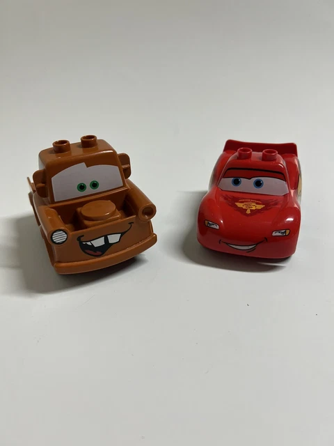 LEGO DUPLO DISNEY Pixar Cars Lightning McQueen & Tow Mater Vehicles £14 ...