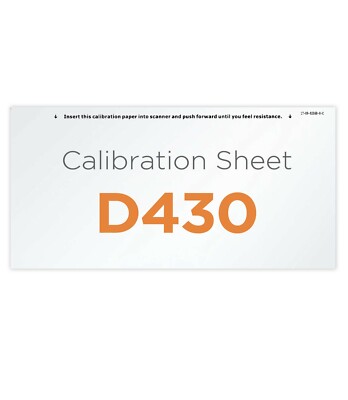 Calibration sheet for scanner plustek - retchat