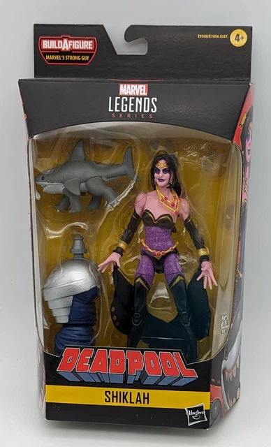 HASBRO MARVEL LEYENDA Shiklah 6" Figura de Acción Deadpool Fuerte Guy ...