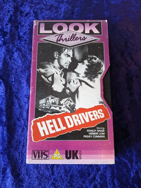 HELL DRIVERS VHS Video Tape Stanley Baker Herbert Lom Peggy Cummins ...