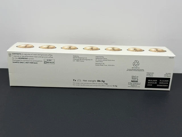 COFFEE PODS NESPRESSO Vertuo Blind Tasting Kit - 7 pods BB - 31:12:2025 ...