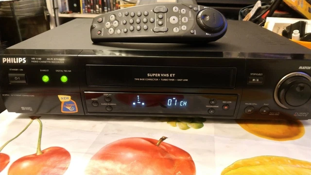 PHILIPS VR 1100 Super Vhs Et Hifi Tbc 4Mg *Perfetto*Top Video* EUR 499 ...