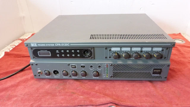 RCS PAGING SYSTEM CPA-5240C Kleinzentrale Mixing Amplifier Kompakt ...