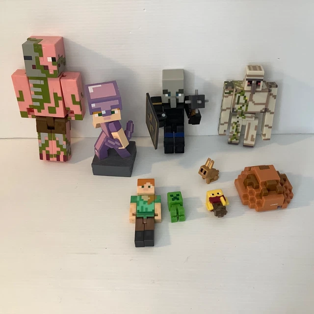 MATTEL MINECRAFT FIGURES Bulk Lot x 12 Zombie Pigman Figure 5 Inch and ...