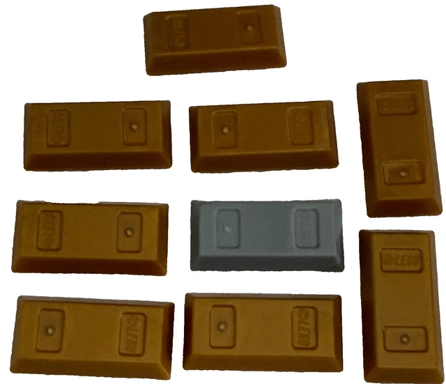 LEGO 😊GOLD SILVER Bars Minifigs Boys Girls Childrens Adults Toys ...